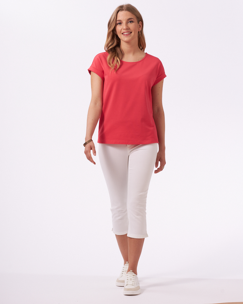 BASIC-SHIRT IN 4 FARBEN - rot | Egü